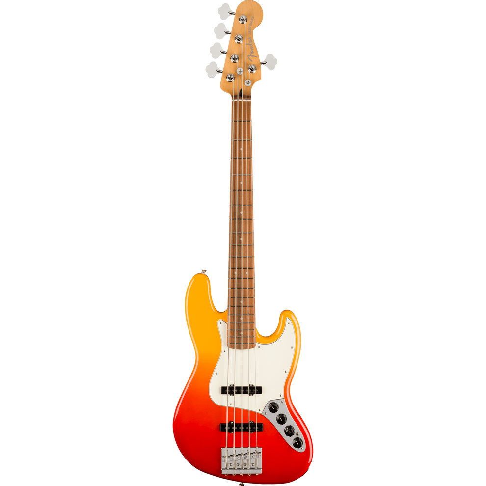 Fender Player Plus Jazz Bass® V, Pau Ferro Fingerboard, Tequila Sunris ...