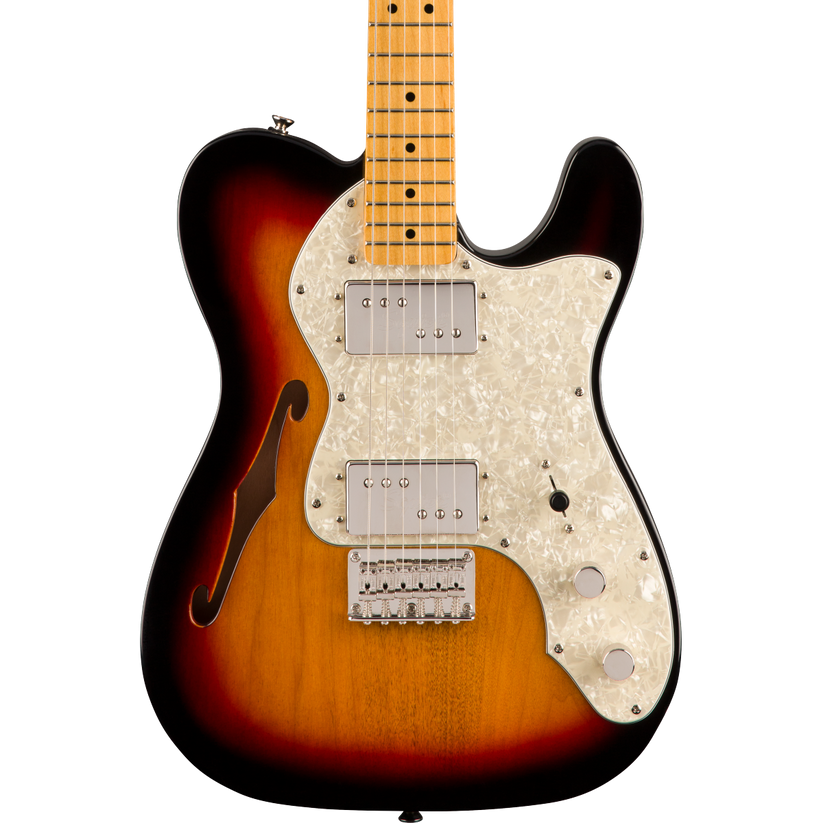 Squier By Fender Classic Vibe 70's Telecaster Thinline - Maple - 3-Tone ...