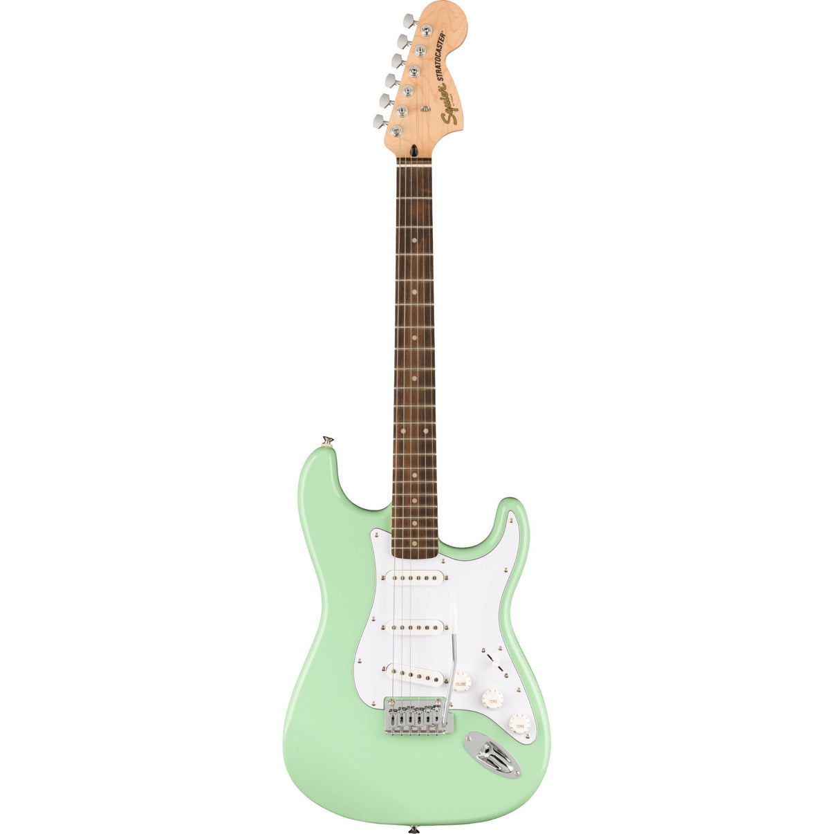 Squier Affinity Series Stratocaster Electric Guitar in Surf Green ...