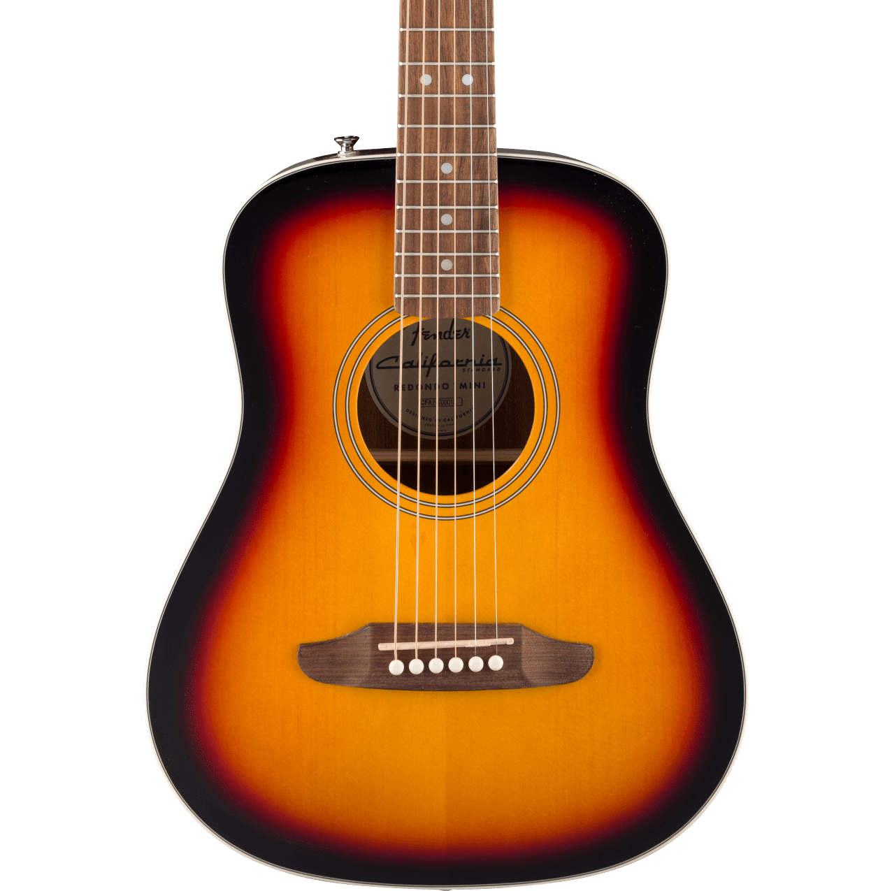 Fender California Standard Redondo Mini Acoustic Guitar - 3-Color Sunb ...