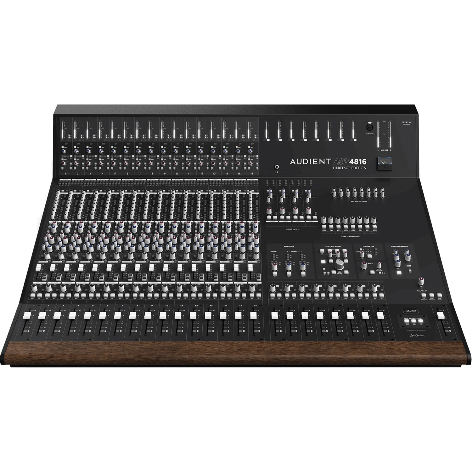 Audient ASP4816-HE Compact Analogue Recording Console - Heritage Editi ...