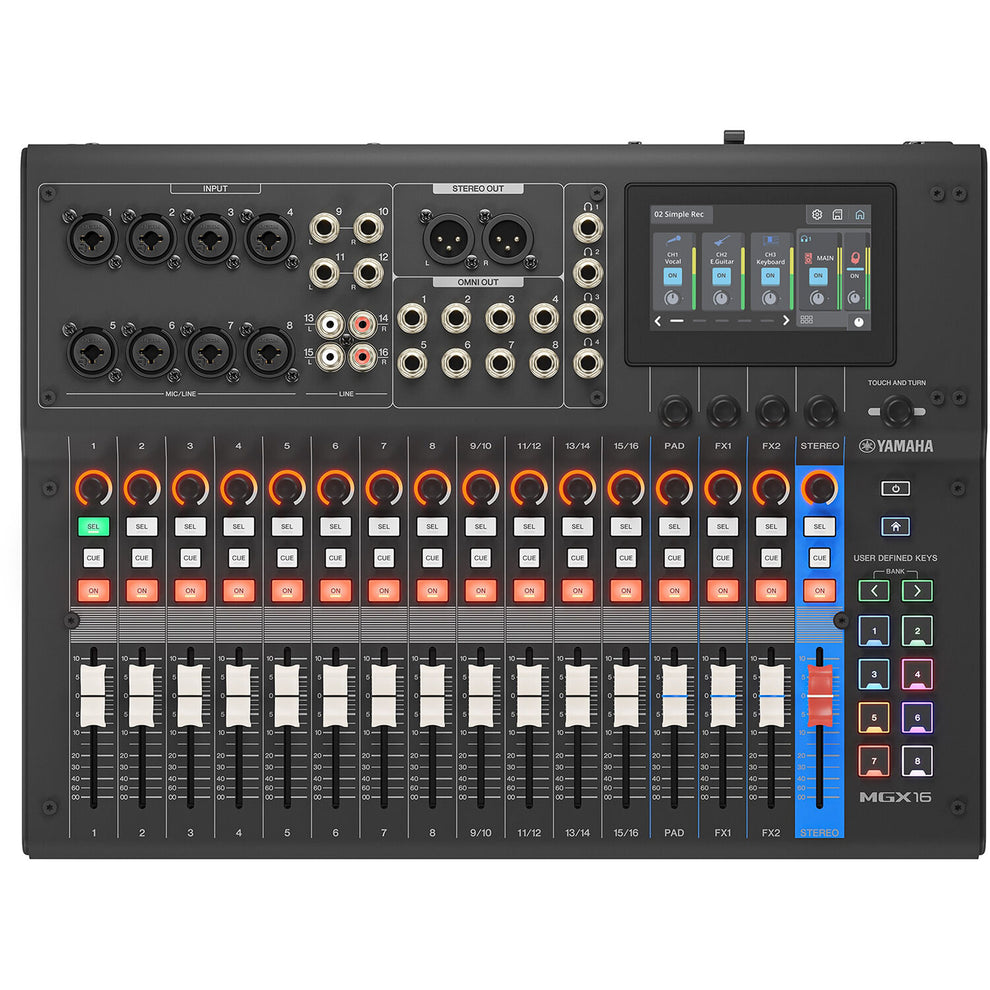 Yamaha MGX16 22-Channel Digital Mixing Console with Audio Interface ...