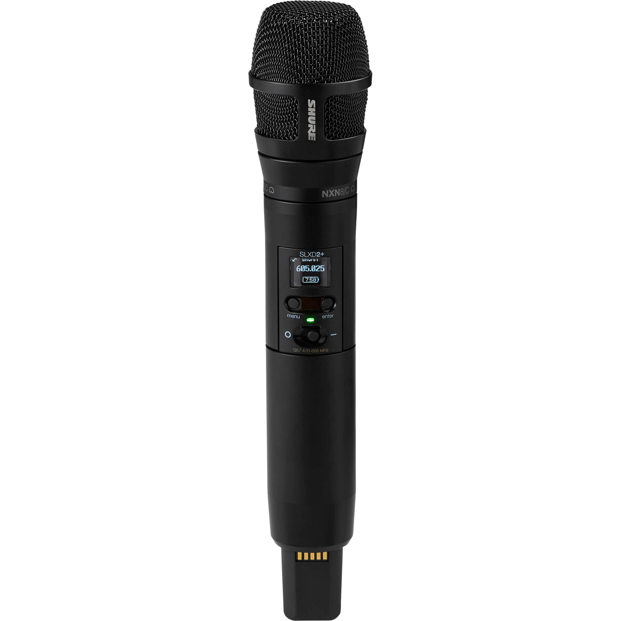 Shure SLXD2+ Wireless Handheld Transmitter w/Nexadyne 8/C Mic Capsule ...