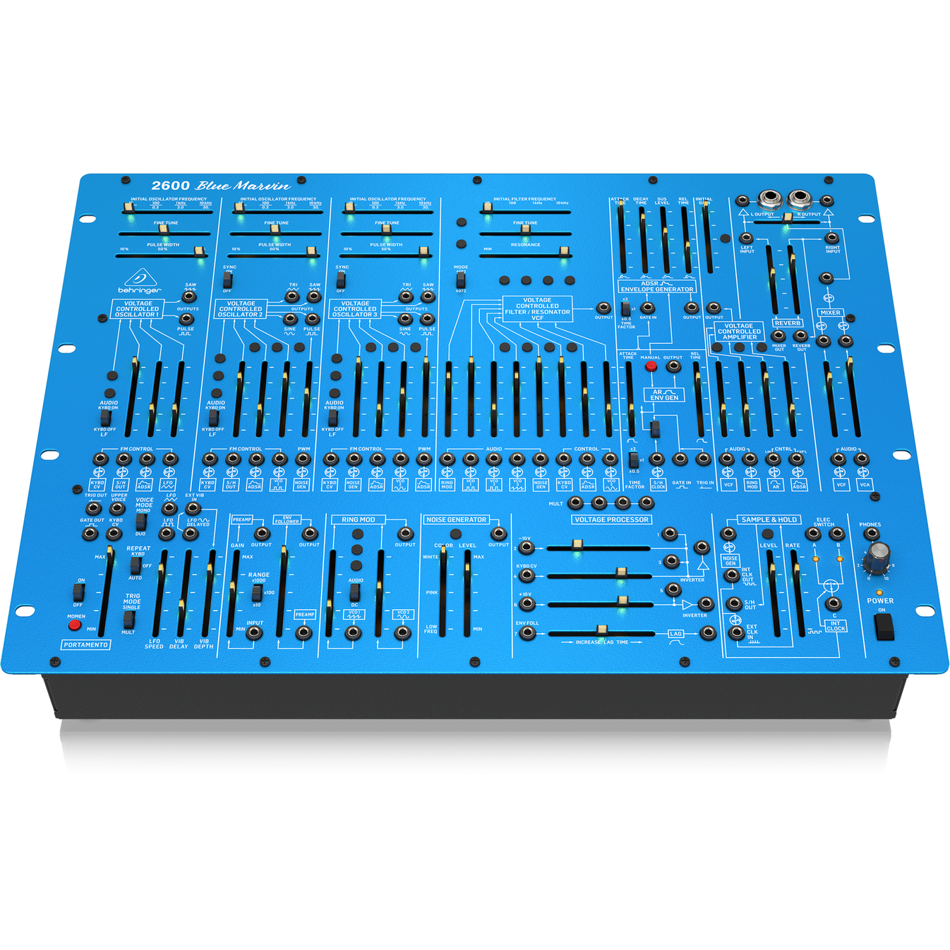 Behringer 2600 Blue Marvin Limited-Edition Analog Semi-Modular Synthes ...