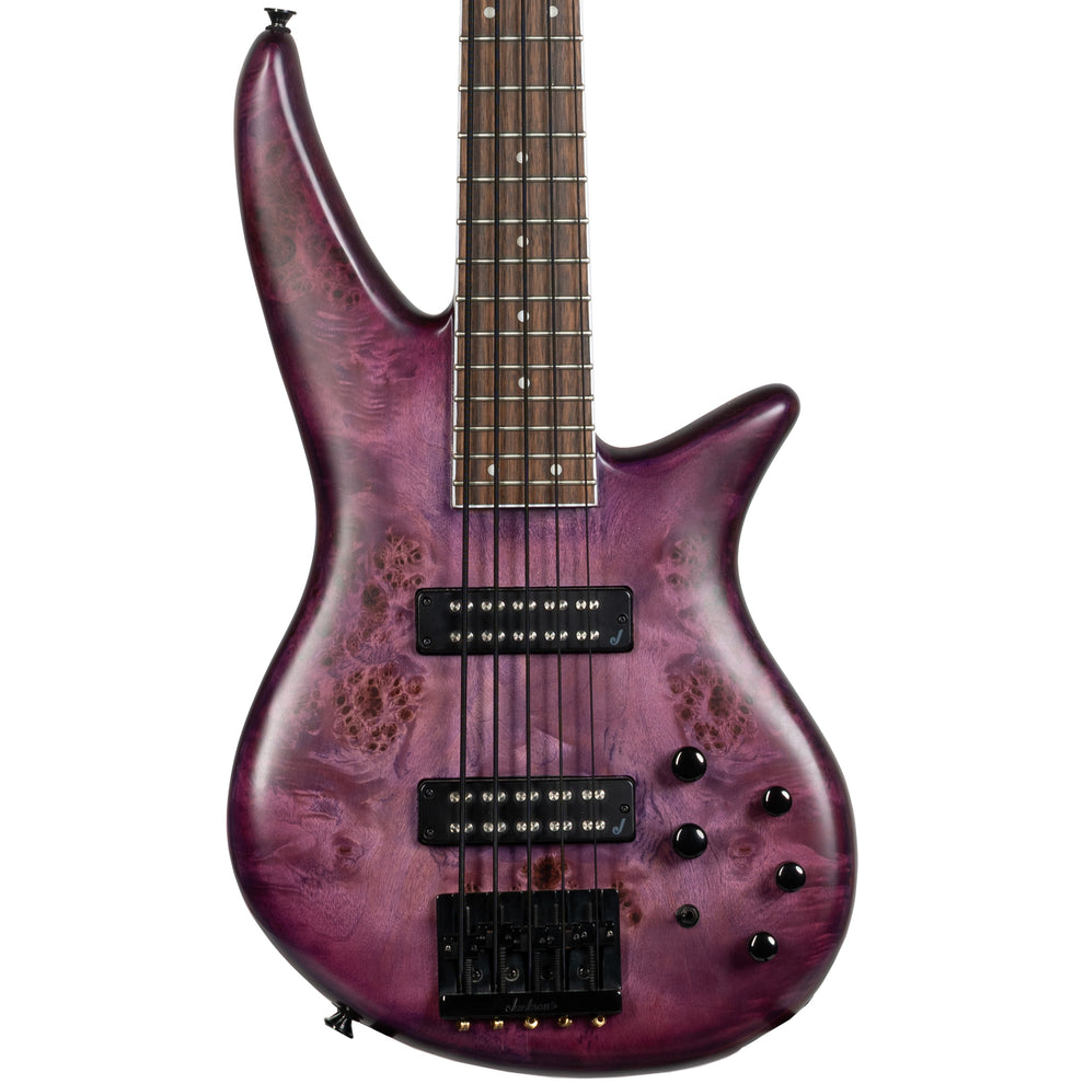 Jackson X Series Spectra Bass SBXP V Bass Guitar - Transparent Purple ...