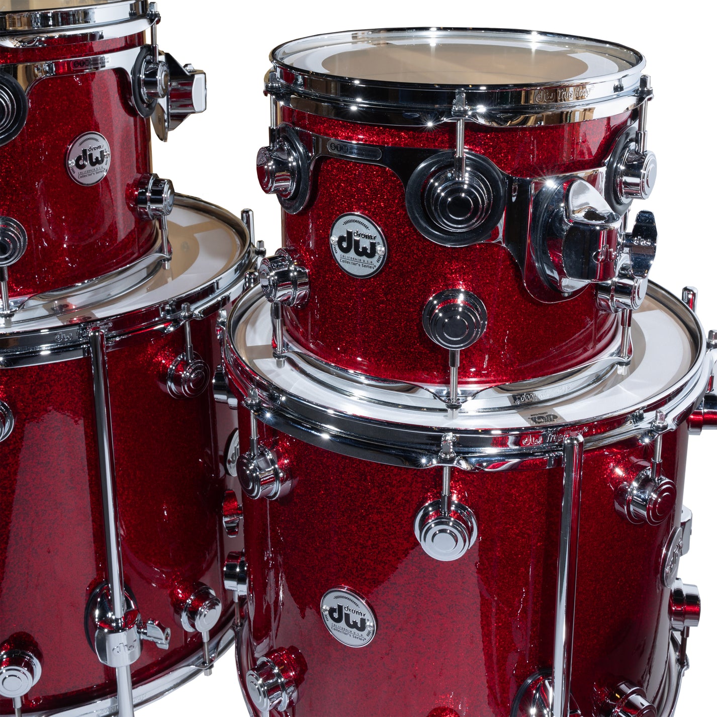 Drum Workshop Collectors Series 5-Piece Shell Kit - Red Sparkle – Alto ...