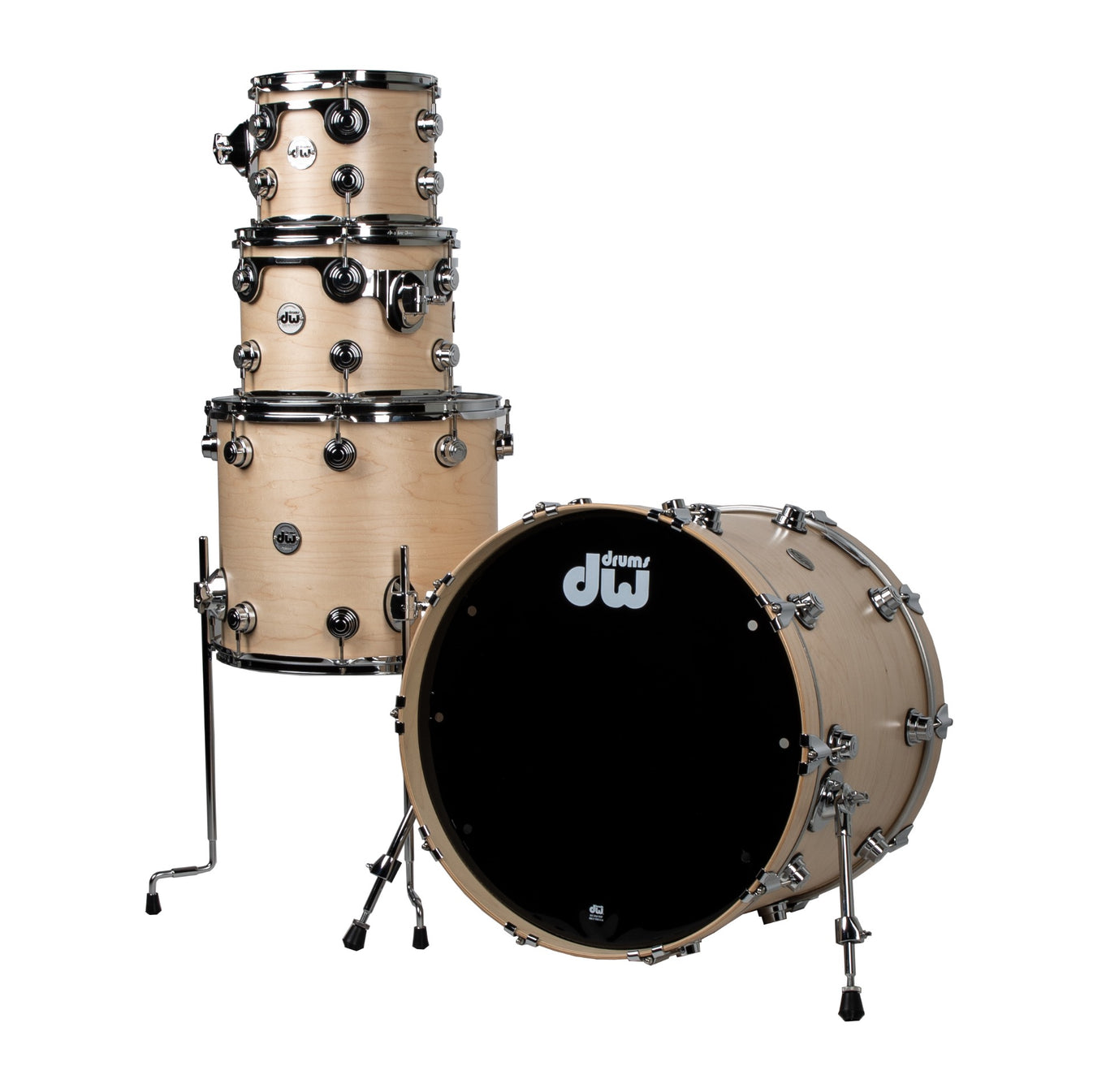 Drum Workshop Collectors Series 4-Piece Shell Kit - Natural Satin Oil ...
