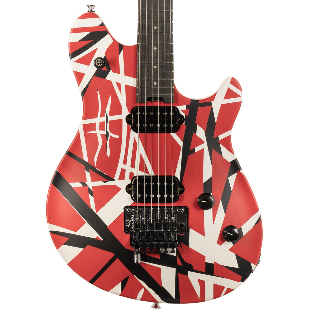 EVH Wolfgang Special Striped Series Electric Guitar - Red, Black, and ...