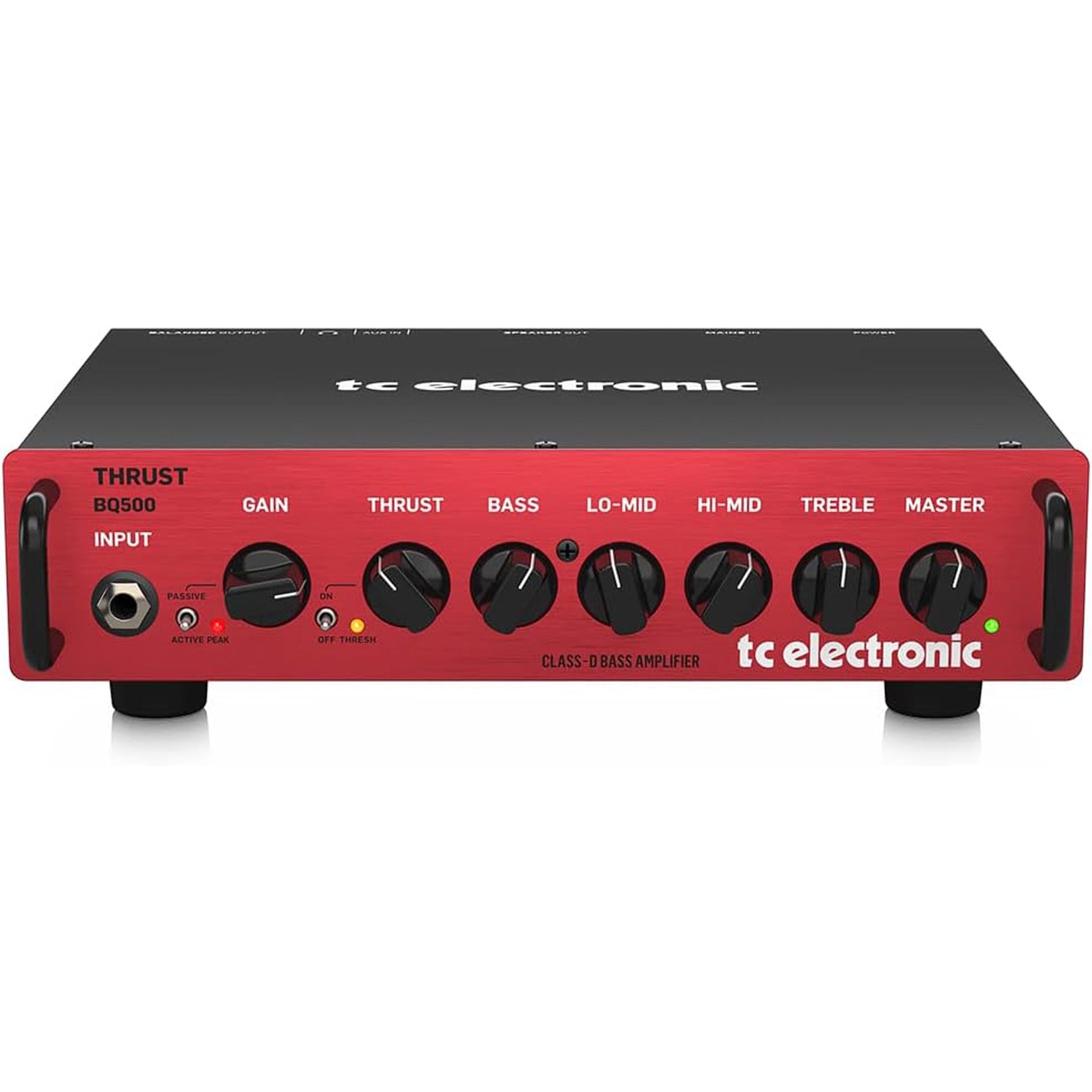 TC Electronic BQ500 500W Portable Bass Head w/Mosfet Preamp & Thrust C ...