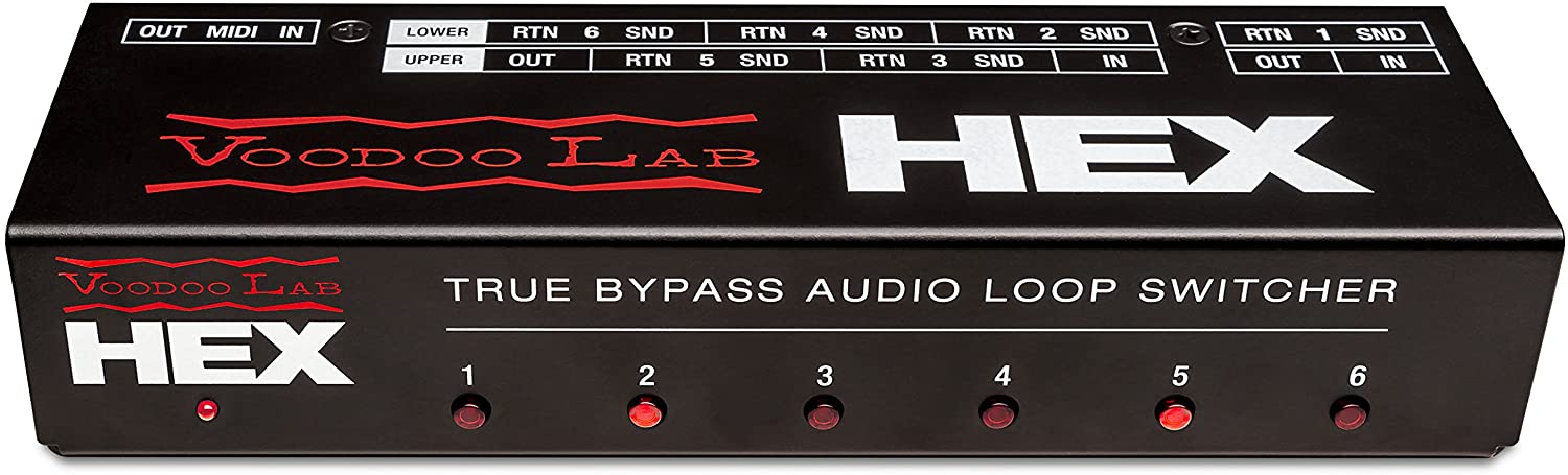 Voodoo Lab HEX True Bypass 6-Loop Audio Switcher – Alto Music