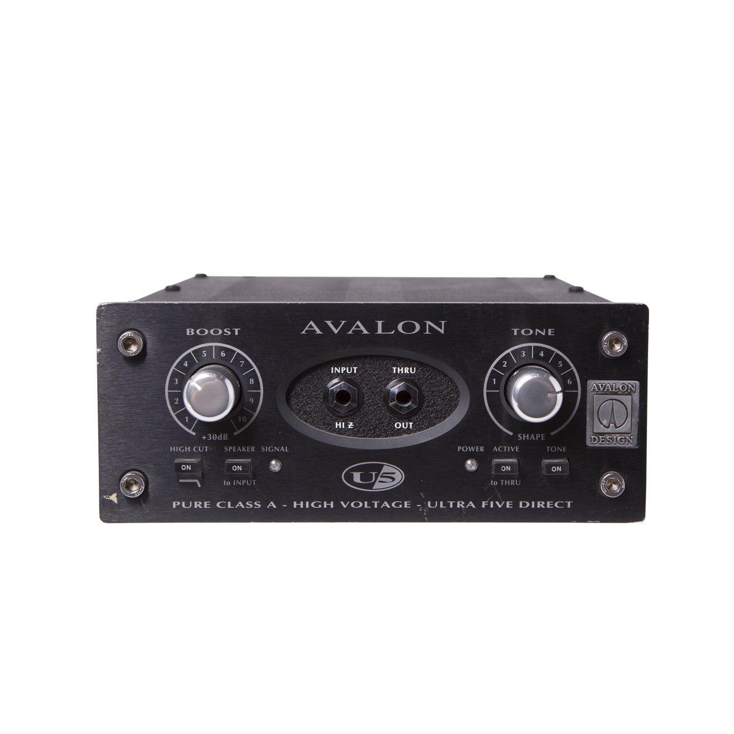 Avalon U5 Direct Box Instrument Preamplifier Black (C101611) – Alto Music