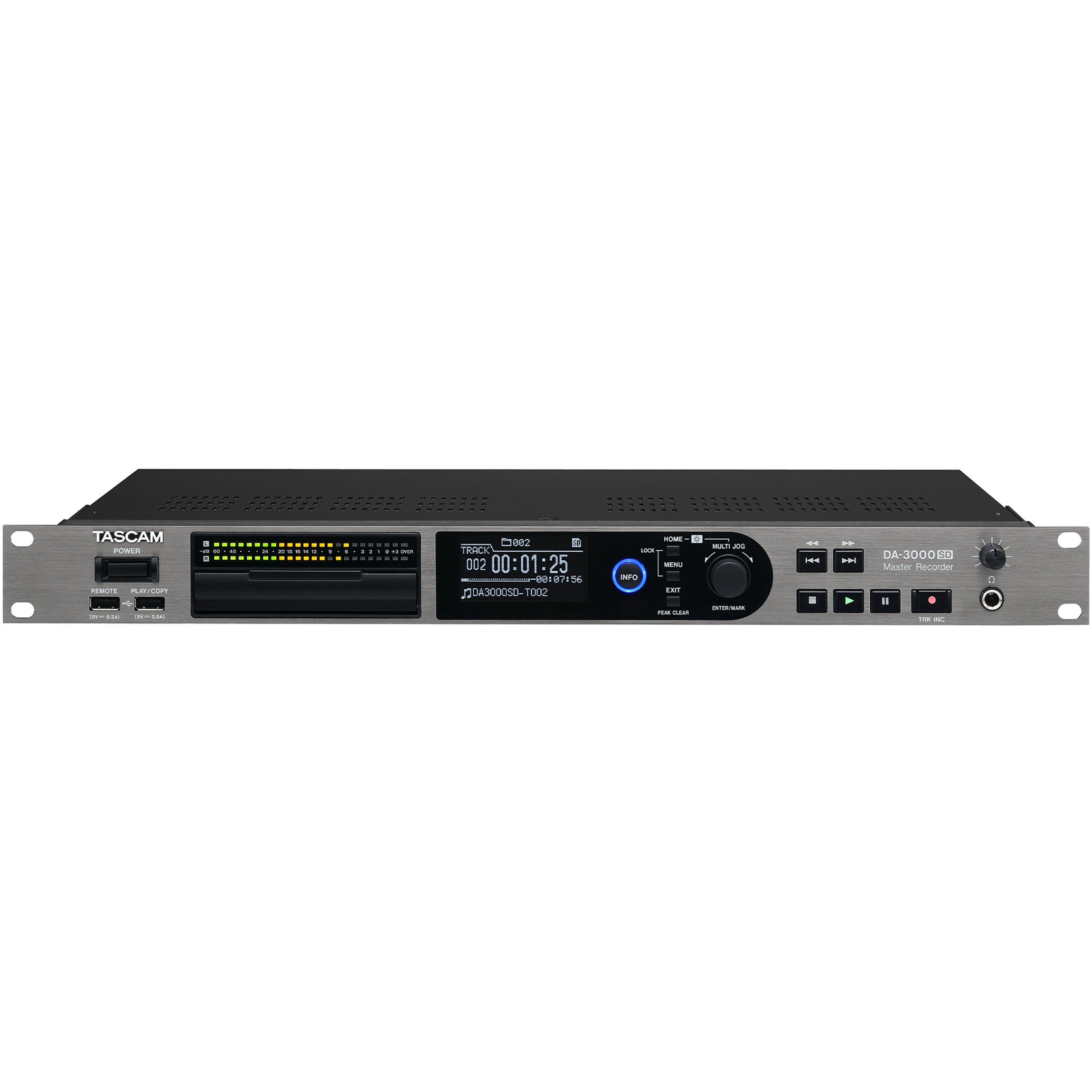 Tascam DA-3000SD 2-Channel DSD/PCM Master Recorder and AD/DA Converter ...