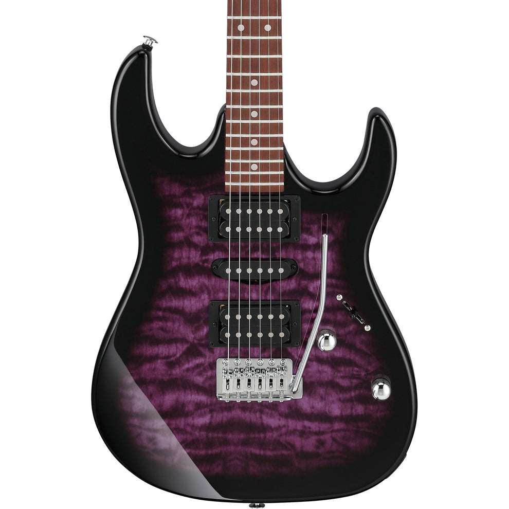 Ibanez GRX70QA GIO RX 6-String Electric Guitar - Transparent Violet Su ...