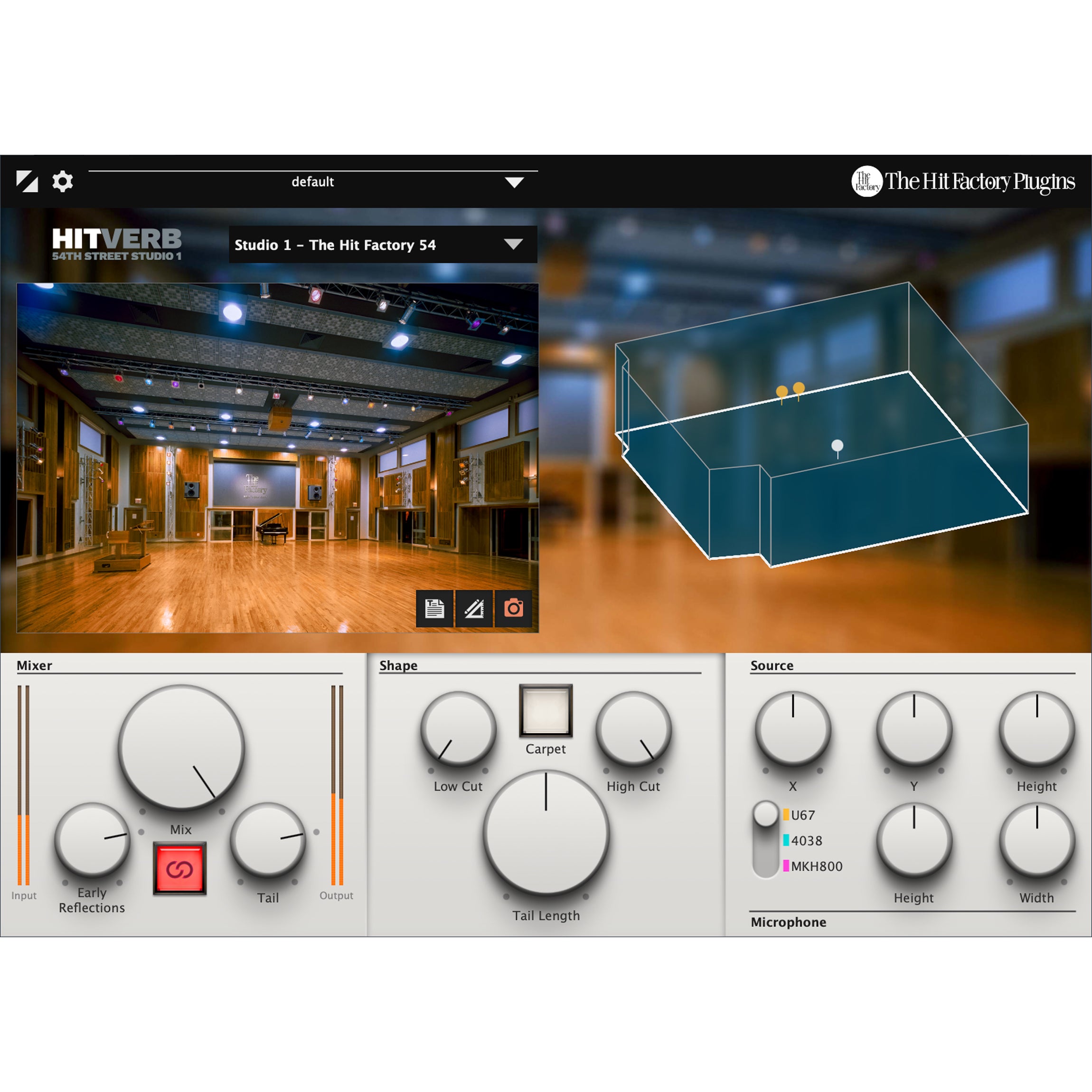 Hit Factory Plugin HITVERB 54 STUDIO ONE Single Room Version – Alto Music