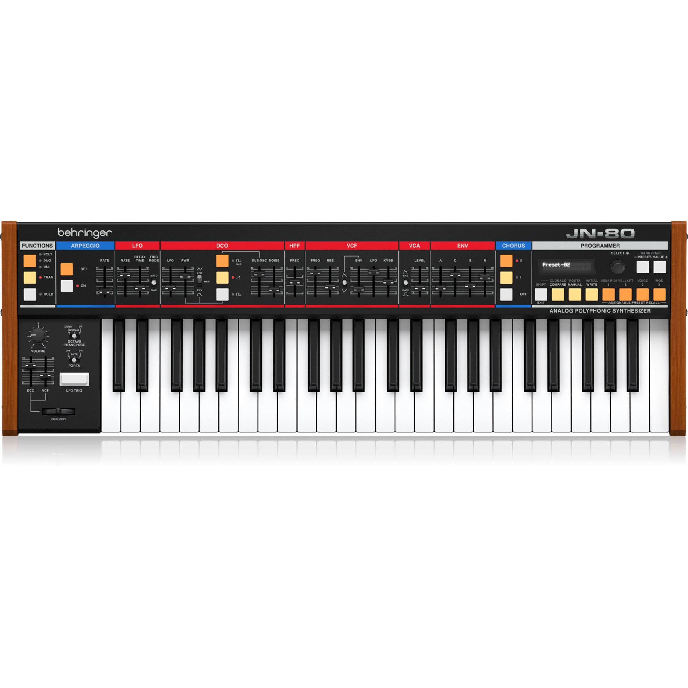Behringer JN-80 Classic Analog 8-Voice Programmable Polyphonic Synthes ...