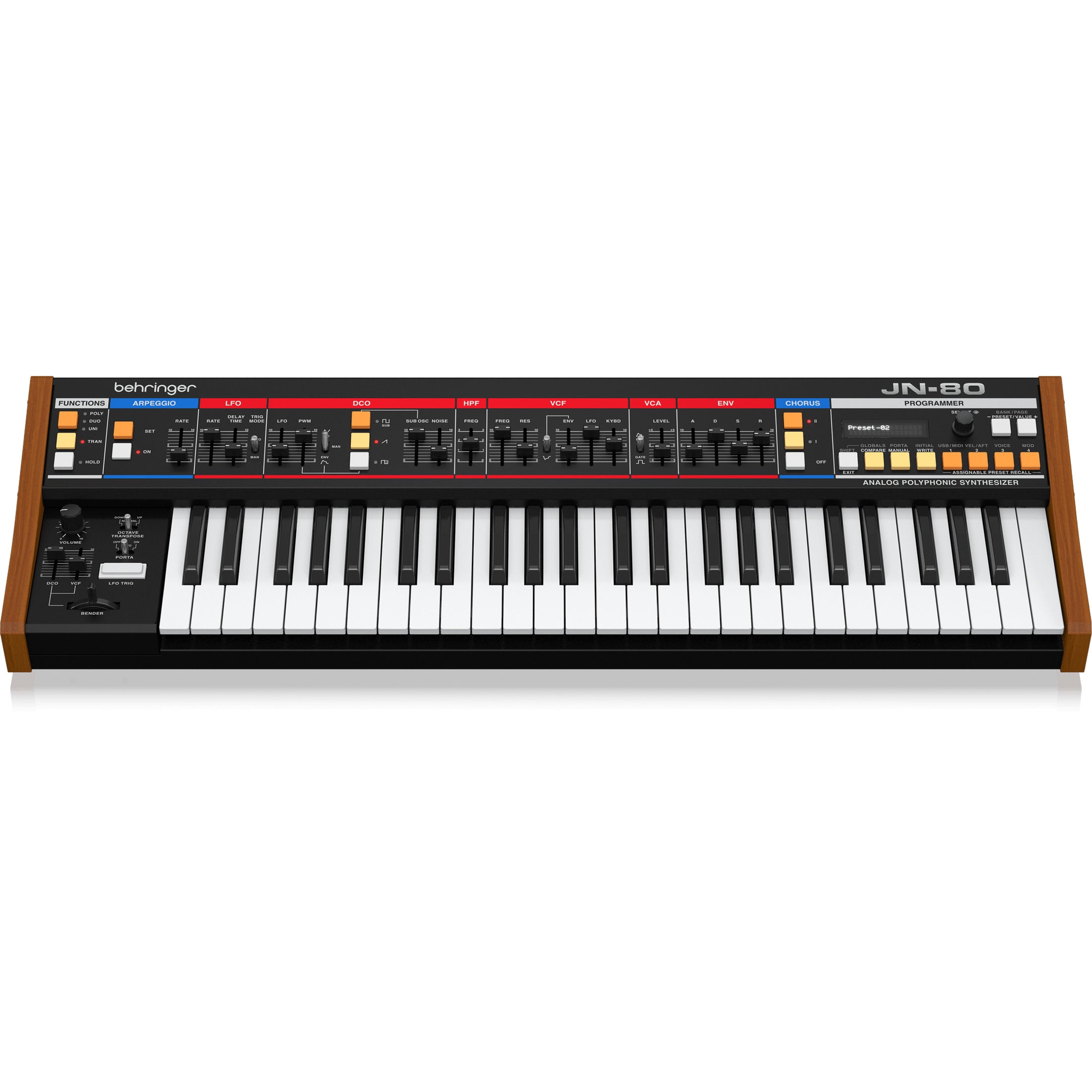 Behringer JN-80 Classic Analog 8-Voice Programmable Polyphonic Synthes ...