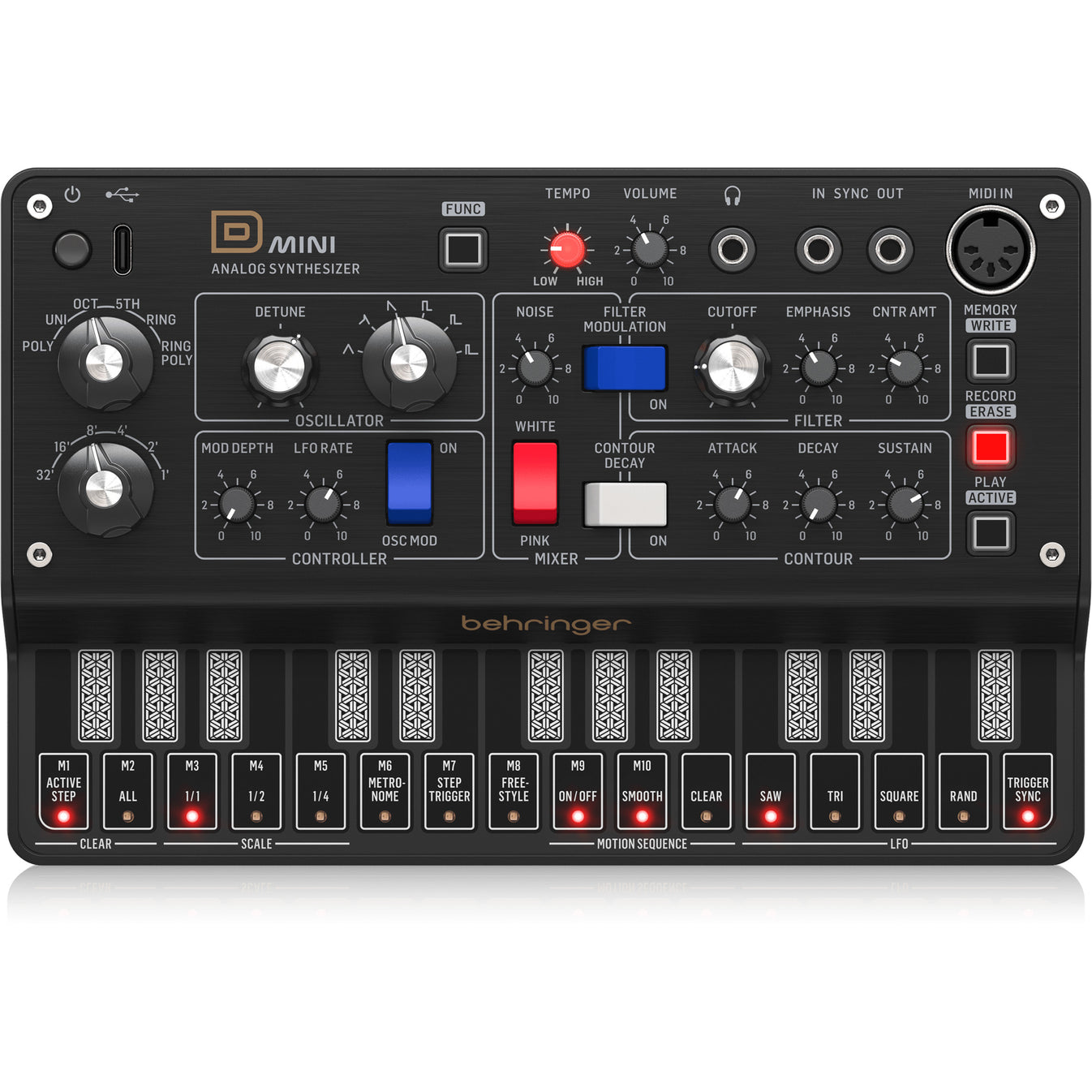 Behringer D-Mini Analog Synthesizer – Alto Music