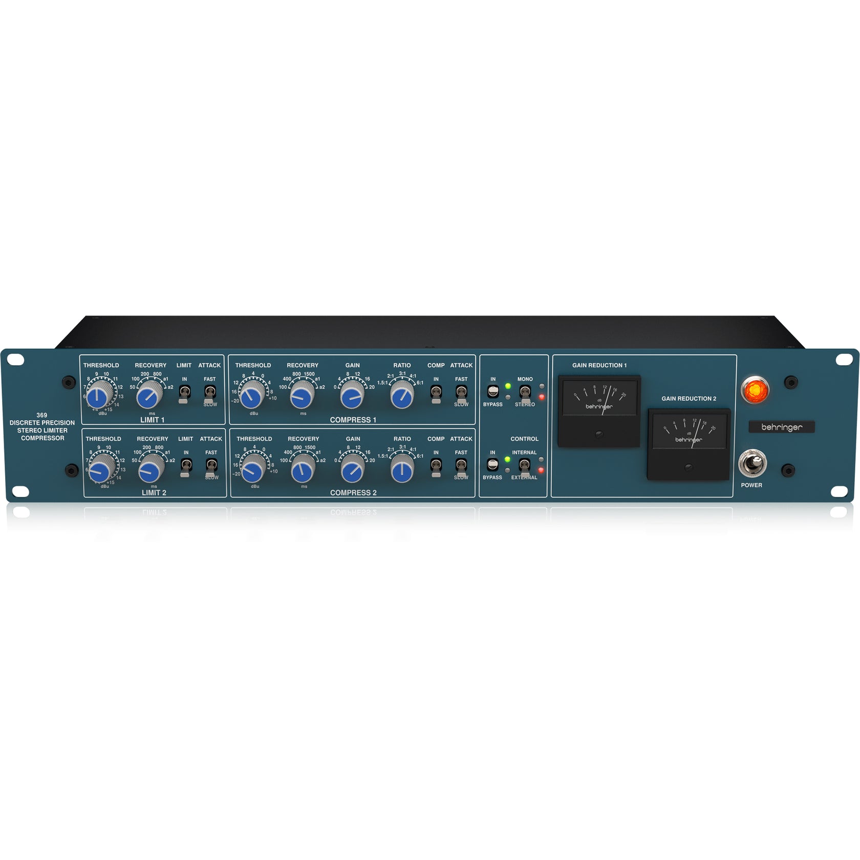 Behringer 369 Classic 2-Channel Precision Stereo Compressor and Limite – Alto Music
