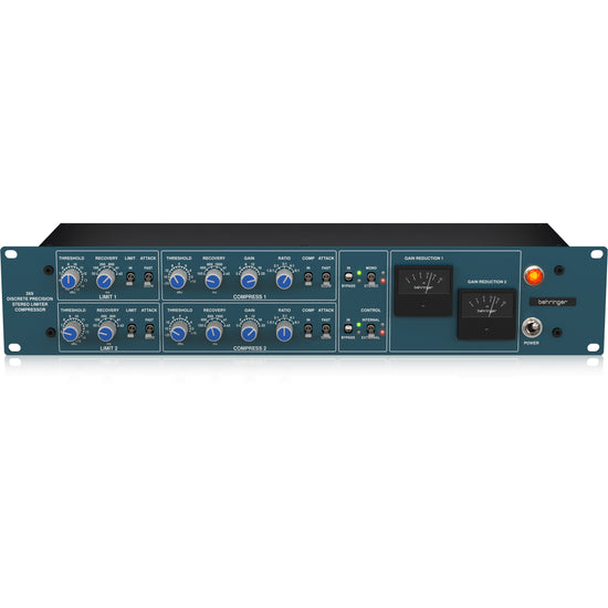 Behringer 369 Classic 2-Channel Precision Stereo Compressor and Limite ...