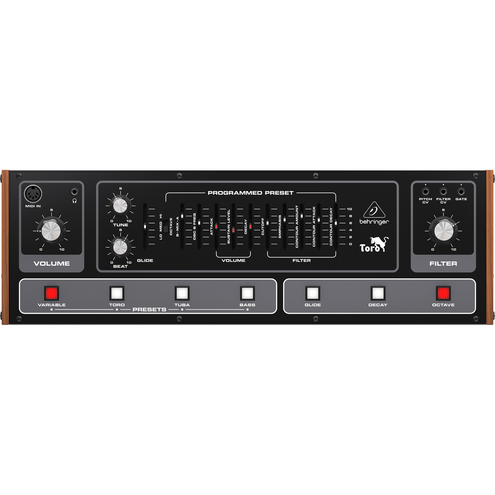 Behringer TORO Classic Analog Bass Synthesizer – Alto Music