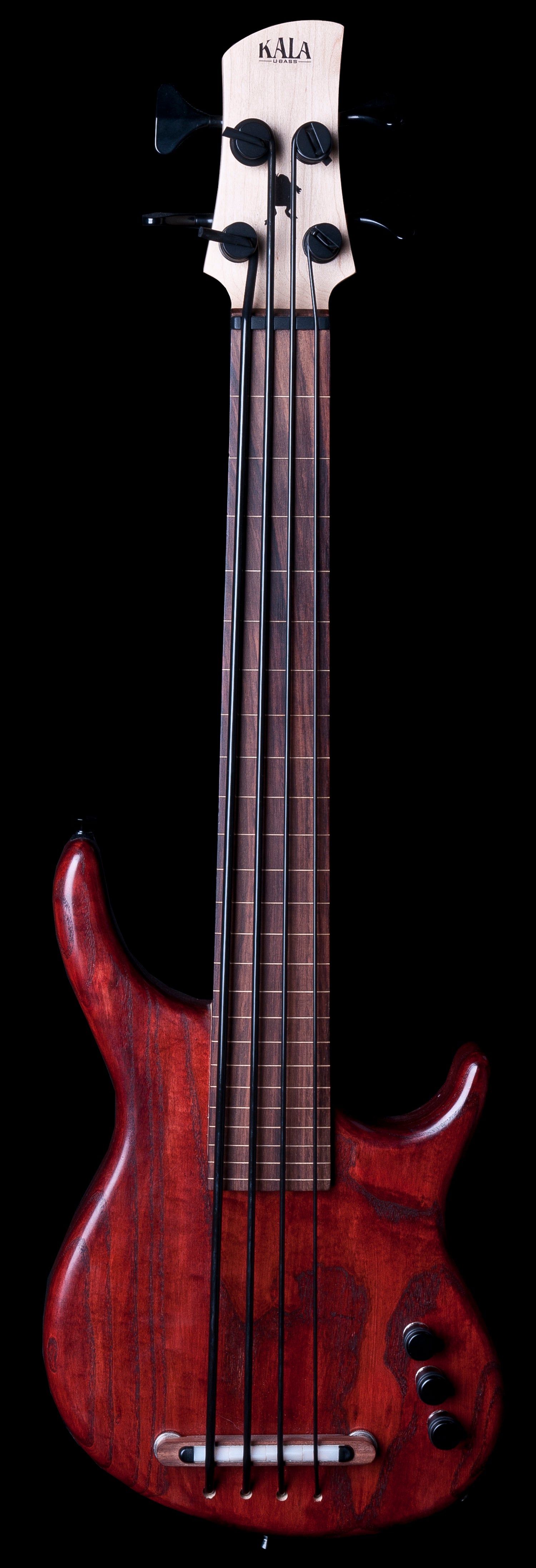 Kala Solid Body UBass 4-String in Satin Skyline Red KASB4FLSRD – Alto Music