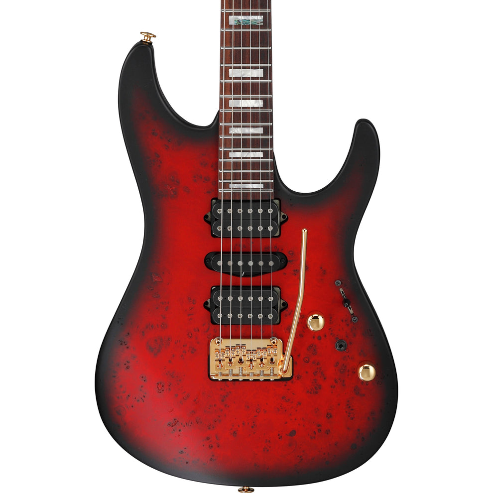Ibanez KIKO300 Kiko Loureiro Signature Electric Guitar - Ruby Red Sunb ...