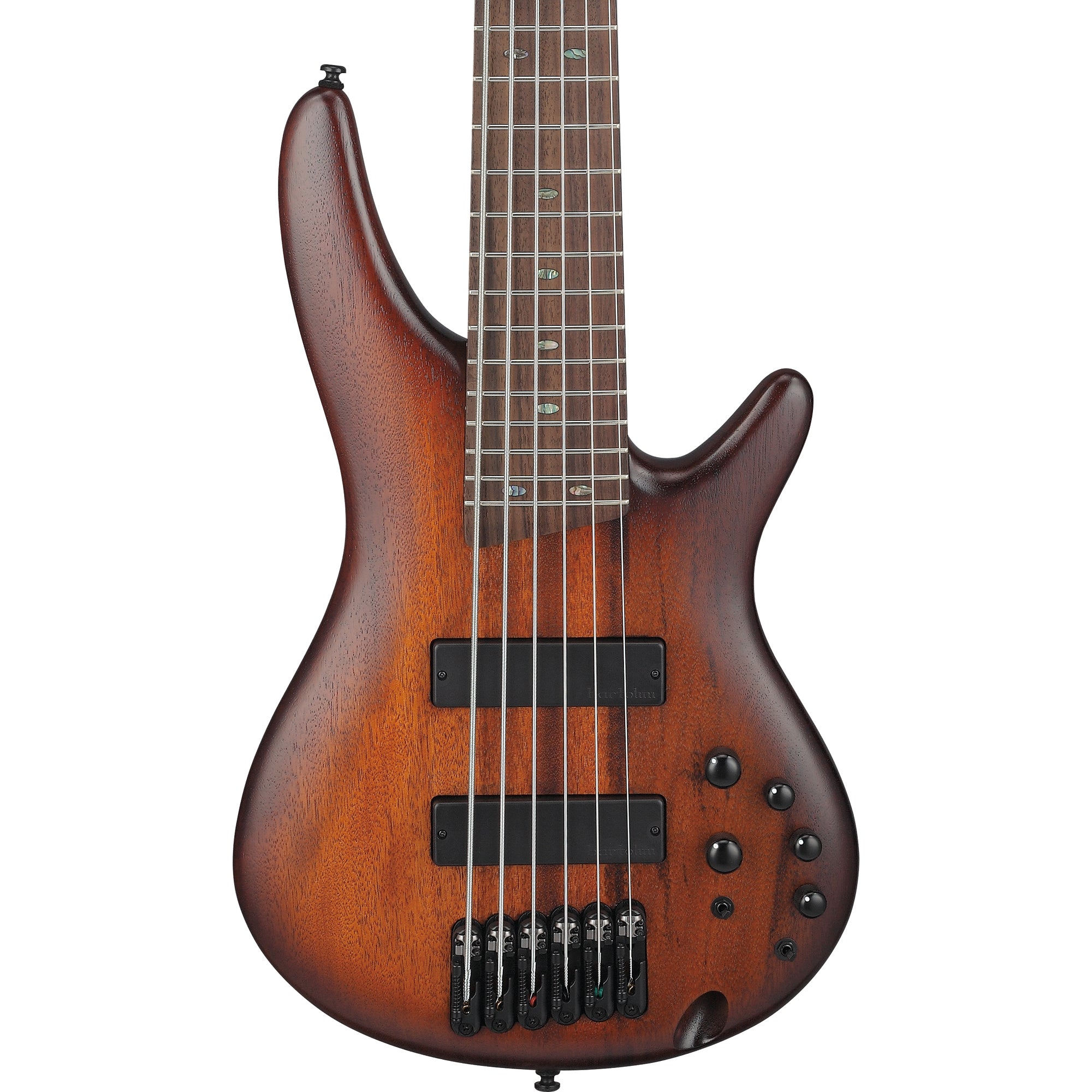 Ibanez SR506A SR Standard 6-String Electric Bass - Mahogany Brown Burs ...