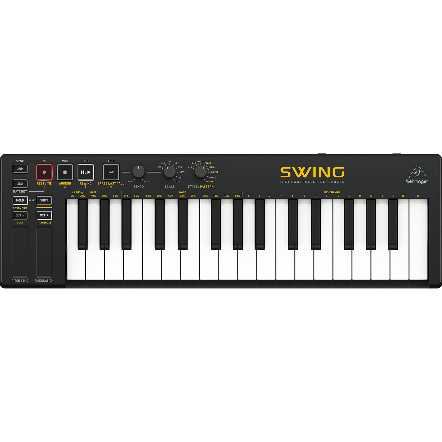 Behringer Swing 32-key USB MIDI Keyboard Controller – Alto Music