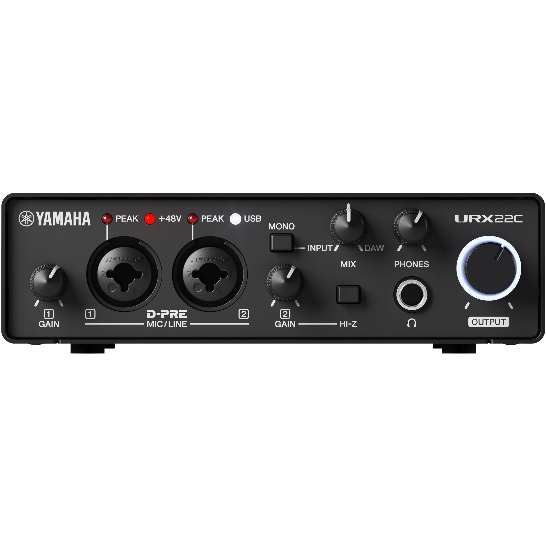 Yamaha URX22C 2-in/2-out USB-C Audio/MIDI Interface – Alto Music