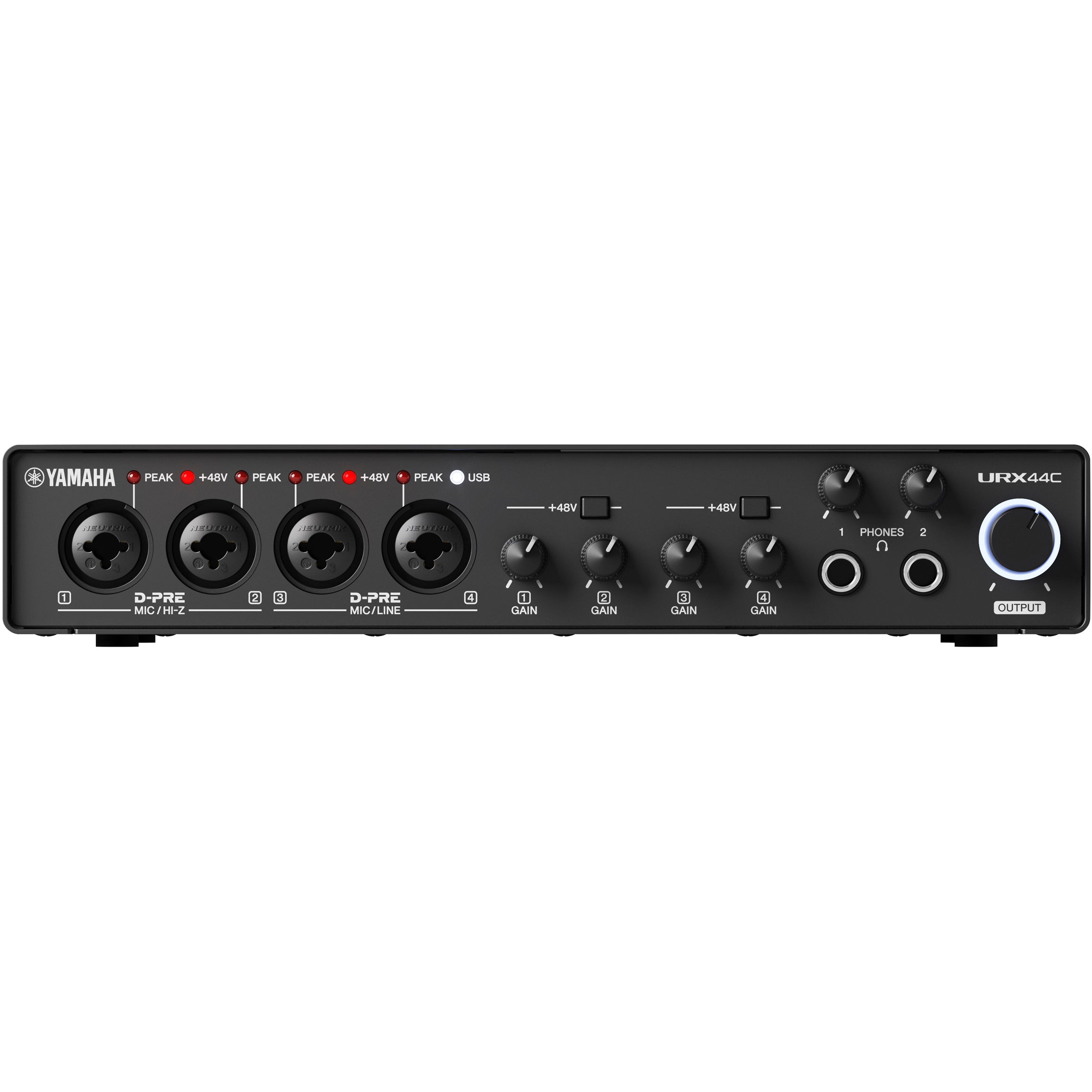Yamaha URX44C 6-in/4-out USB-C Audio/MIDI Interface – Alto Music