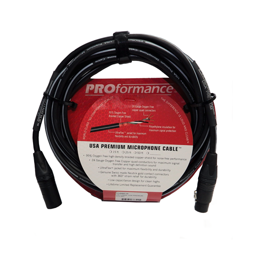 ProFormance USA Premium Mic Cable 15ft – Alto Music