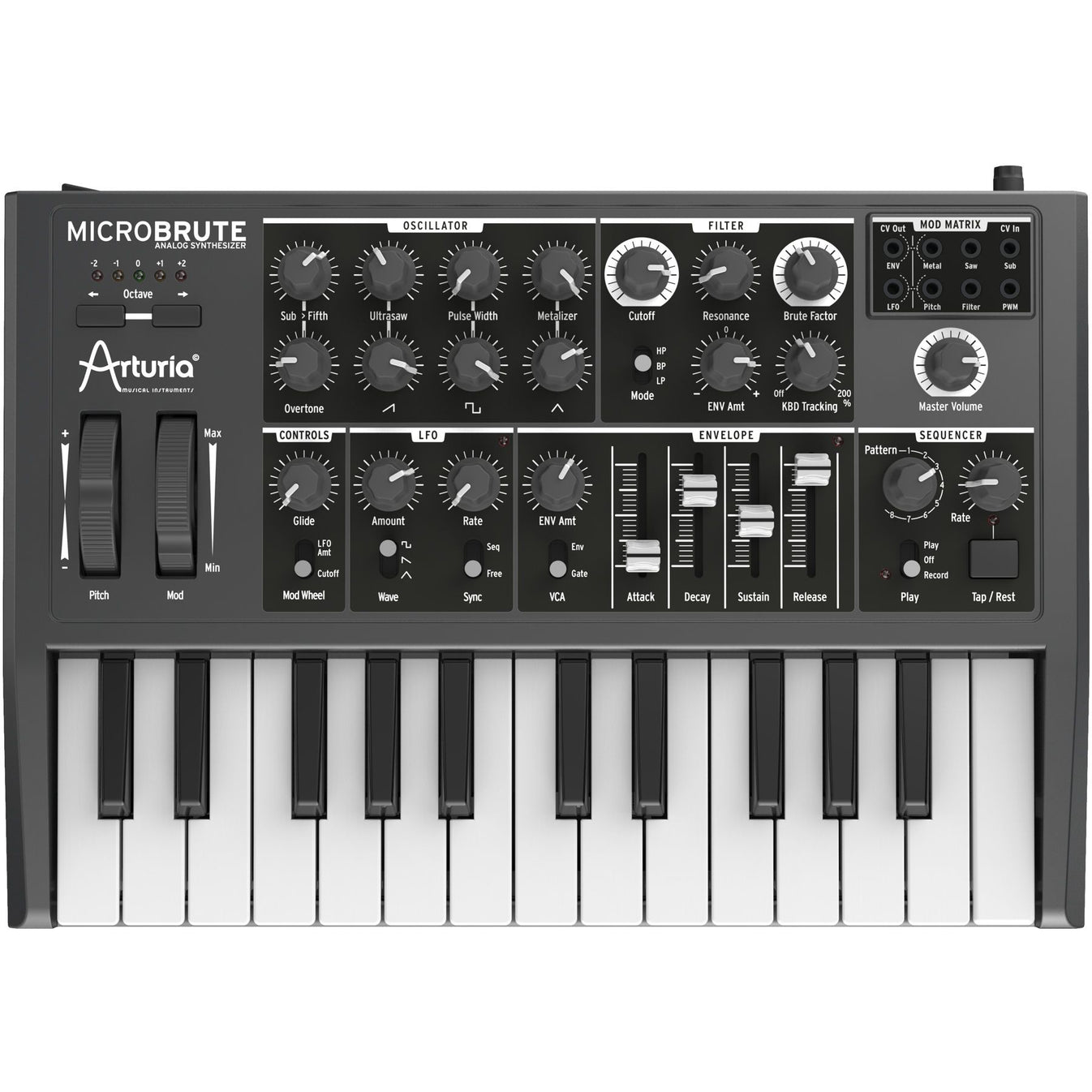 Arturia Microbrute 25-Note Minikey Analog Synthesizer – Alto Music