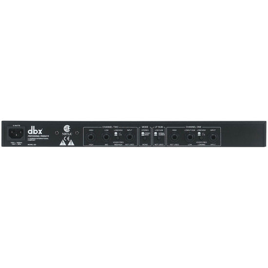 DBX 223 Stereo 2-Way, Mono 3-Way Crossover – Alto Music