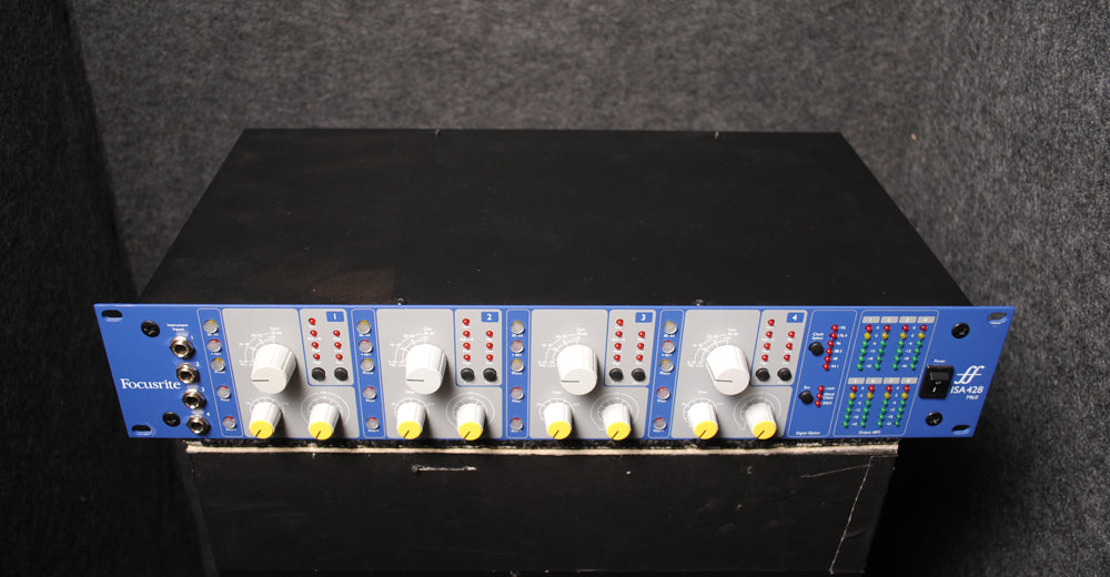 Focusrite ISA428 MK2 4-Channel Microphone Preamp (Factory Repack) (ISA ...