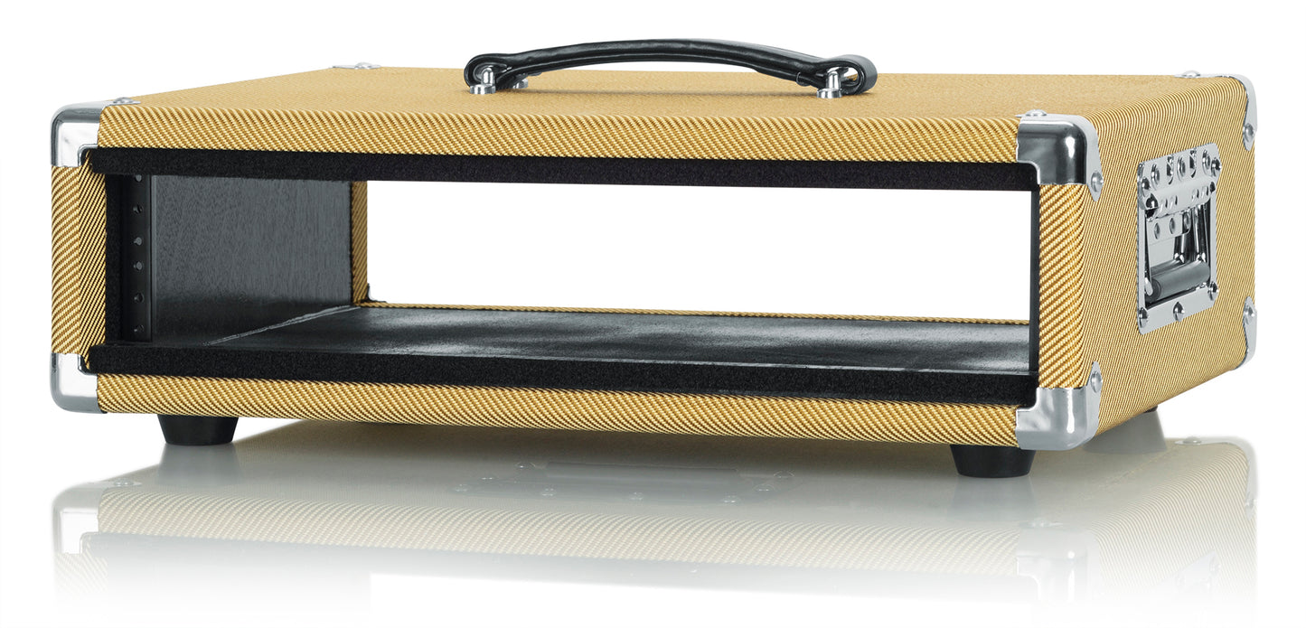 Gator GR-RETRORACK-2TW Vintage Amp Vibe Rack Case - 2U Tweed – Alto Music