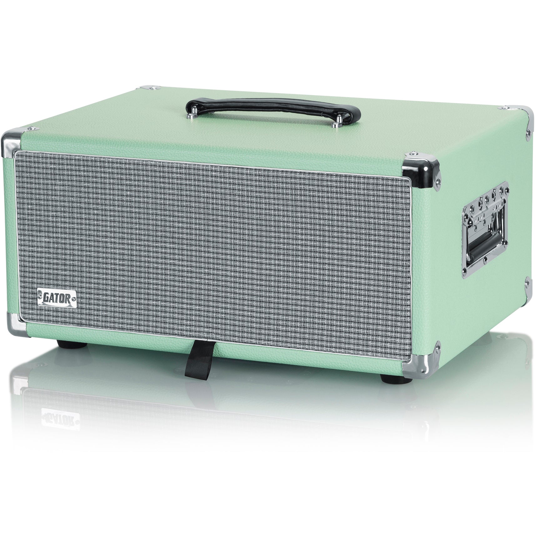 Gator GR-RETRORACK-4SG Vintage Amp Vibe Rack Case - 4U Seafoam Green ...