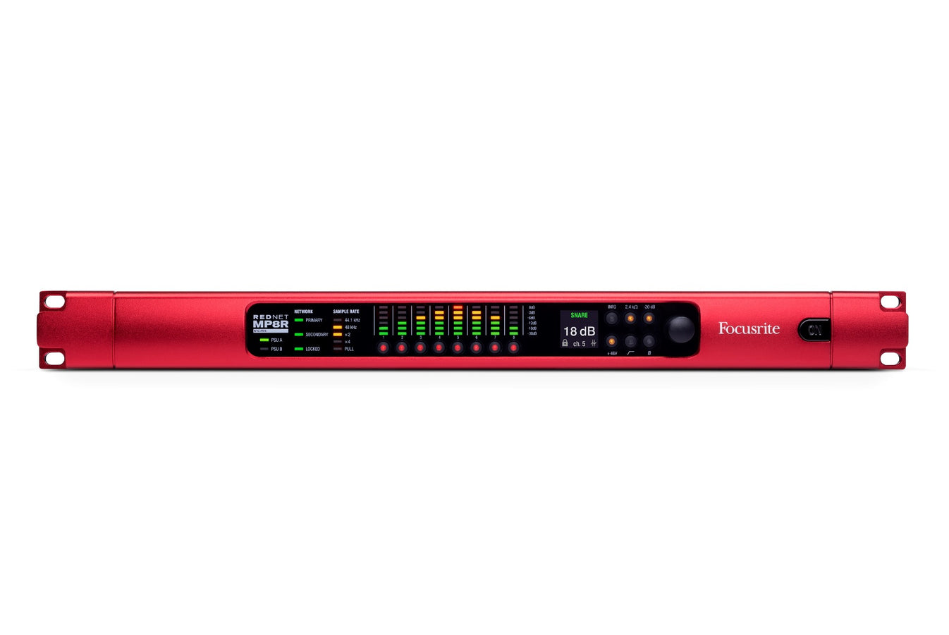 Focusrite RedNet MP8R 8-channel Microphone Preamp & A/D Converter ...