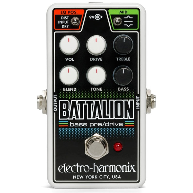 Electro Harmonix Nano Battalion Bass Preamp & Overdrive Pedal – Alto Music