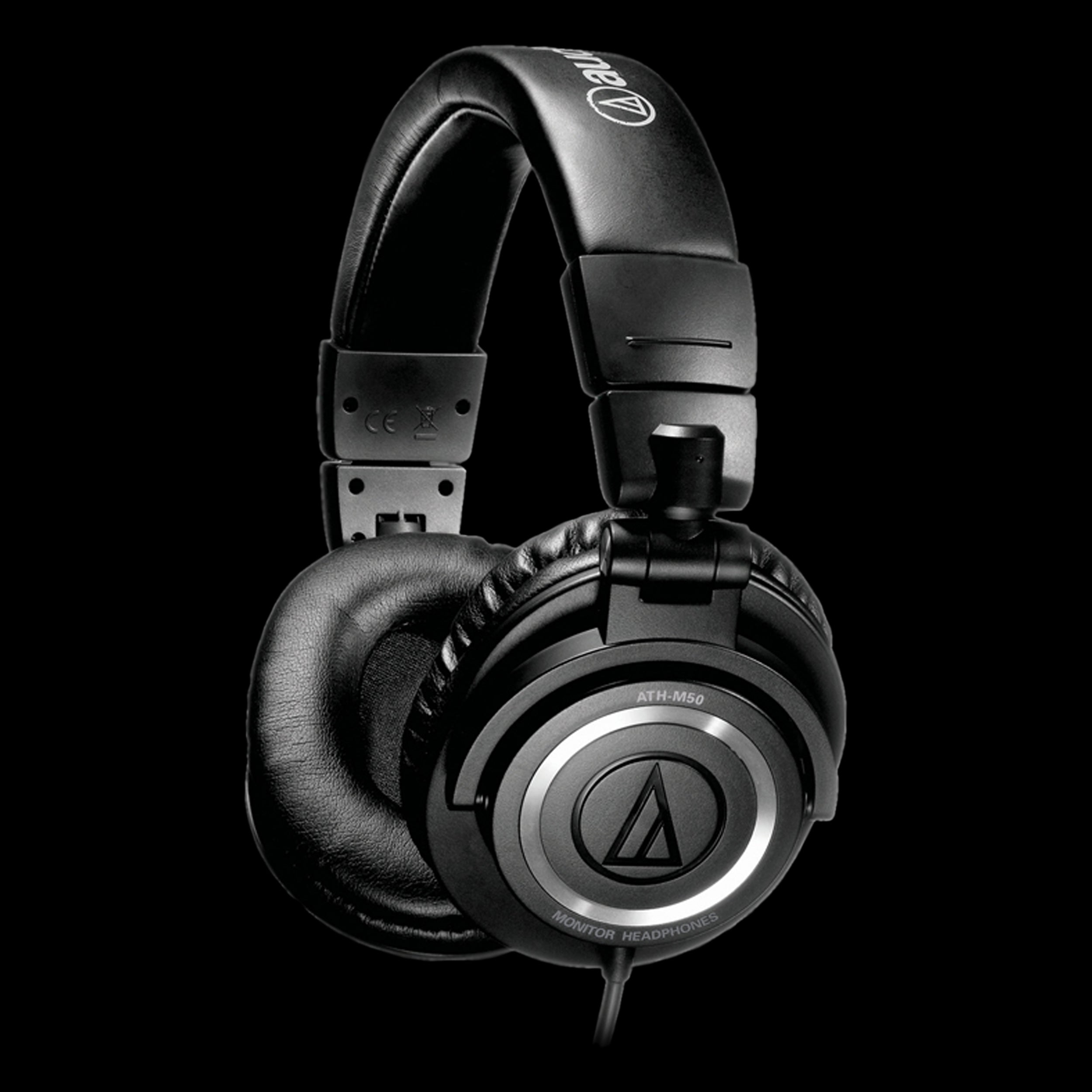 AUDIO TECHNICA ATHM50 HEADPHONES w/STRAIGHT CABLE ATH-M50S – Alto Music